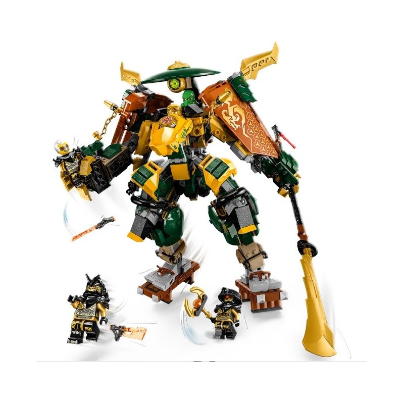 LEGO NINJAGO L EQUIPE DE ROBOTS DES NINJAS LLOYD ET ARIN 71794